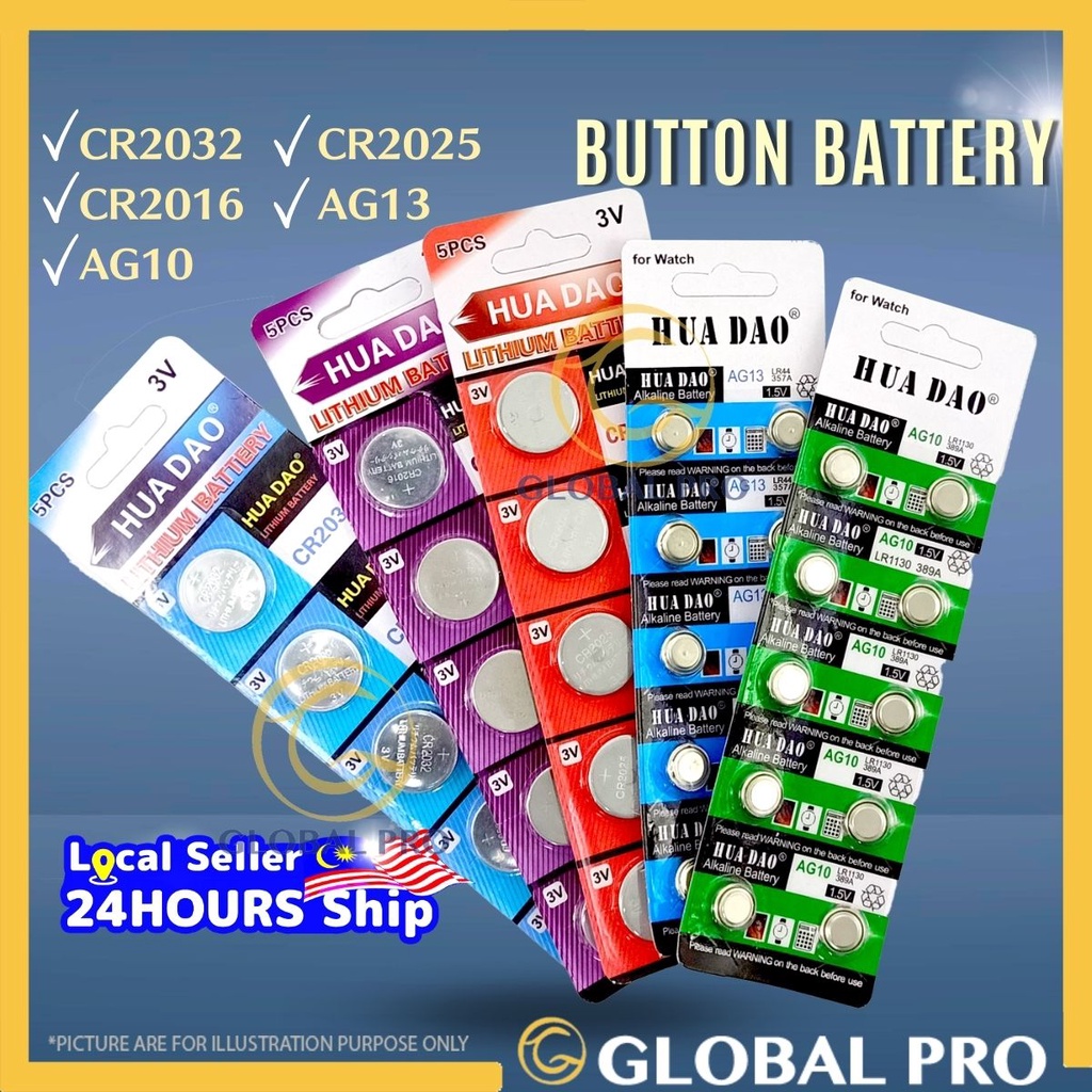 Lithium Battery Alkaline Battery CR2032 CR2025 CR2016 LR1130 LR44 AG13 ...