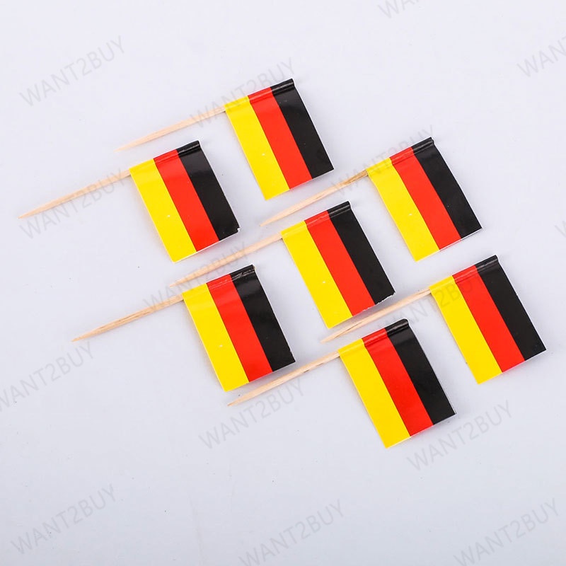100pcs Toothpick Bendera Malaysia Merdeka Cake Topper Malaysia Flag ...