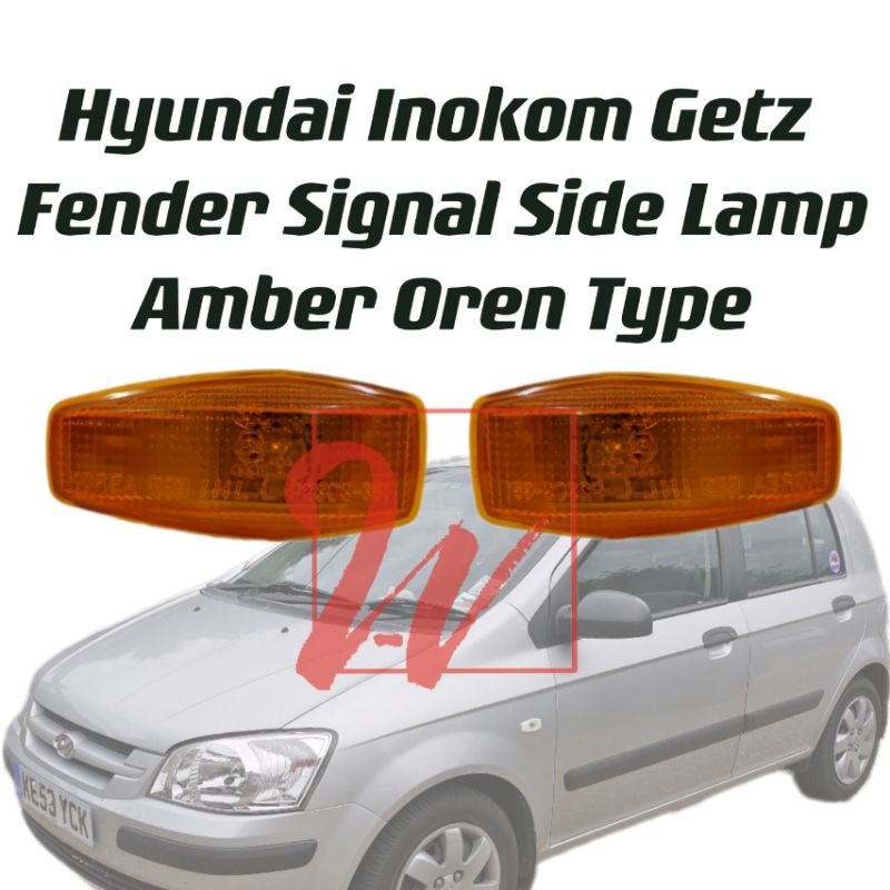 Original Hyundai Inokom Getz Korea Fender Signal Side Lamp Amber Oren ...