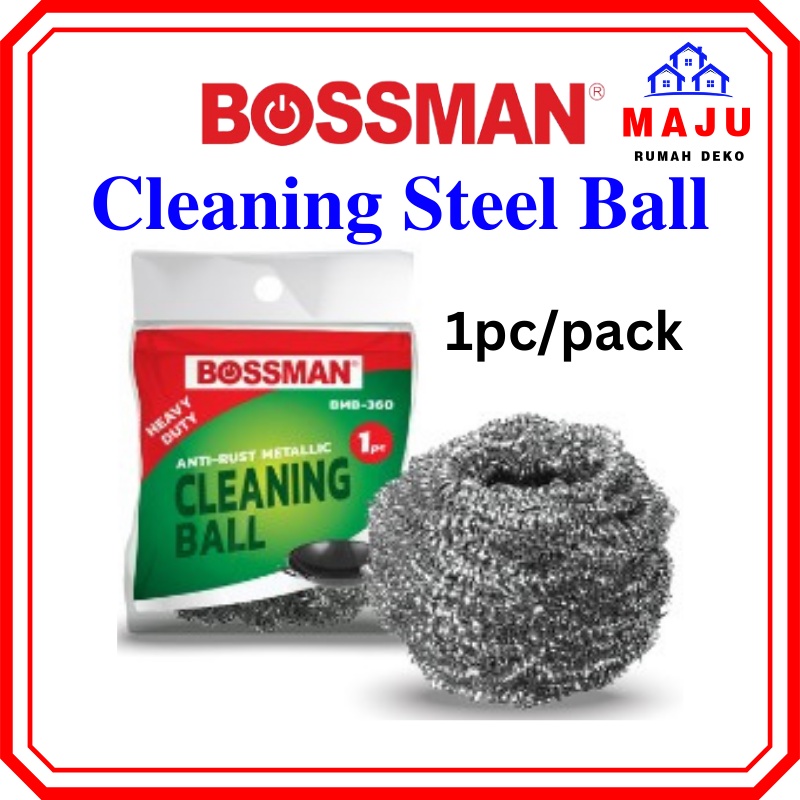 MAJU BOSSMAN Stainless Steel Metallic Durable Spiral Ball Kitchen ...