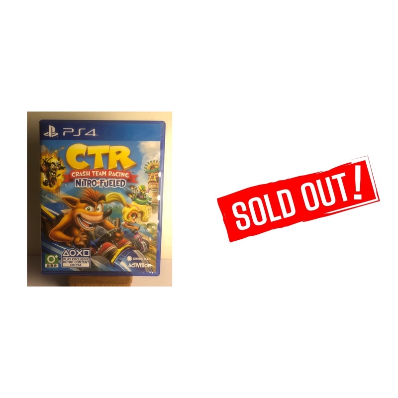 CTR NITRO FUELED (PS4 USED GAME) | Shopee Malaysia