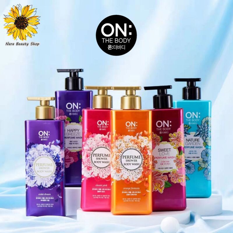 ON :THE BODY Perfume Shampoo Body Wash 500ml Korea 韩国香水沐浴露[Ready Stock ...