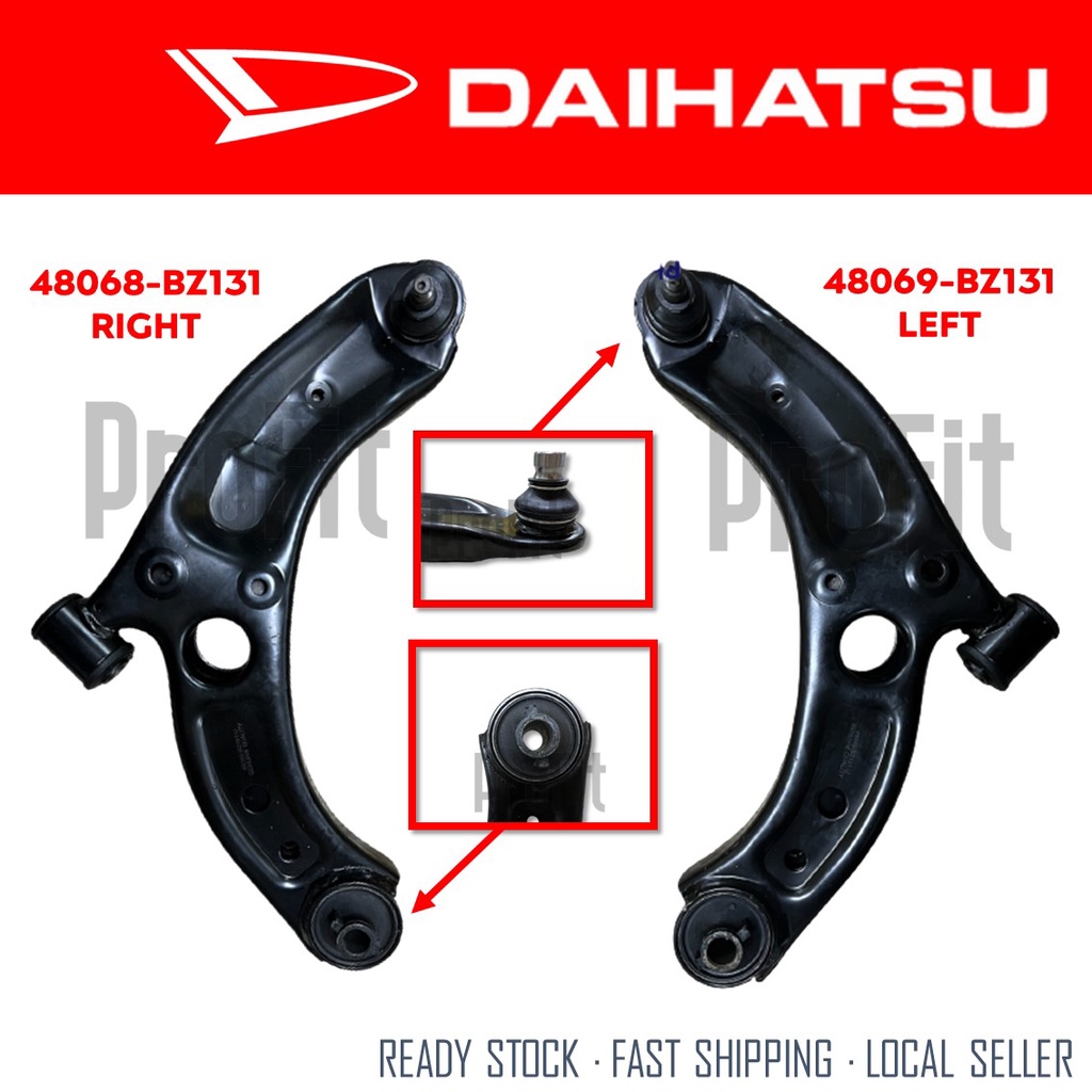 Perodua Alza 2009 - 2022 Perodua Alza 1.5cc Front Lower Arm Left Right ...