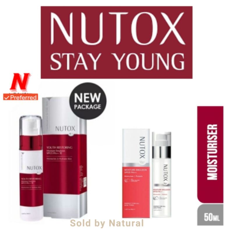 NUTOX Moisture Emulsion SPF25 PA++ 50ml（New Look) | Shopee Malaysia