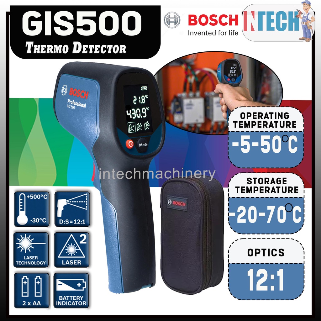 BOSCH GIS 500 PROFESSIONAL THERMO DETECTOR (GIS500) | Shopee Malaysia