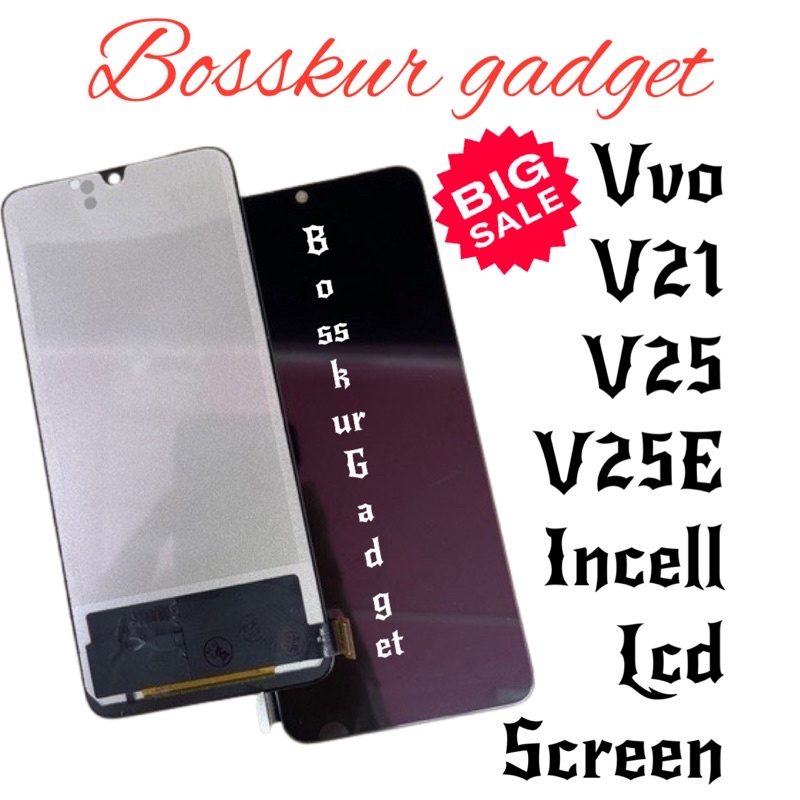 Compatible For Vivo V21 / V25 / V25E / V21 4g 5g / T1 5g LCD Touch Screen Digitizer Skrin v21e ...
