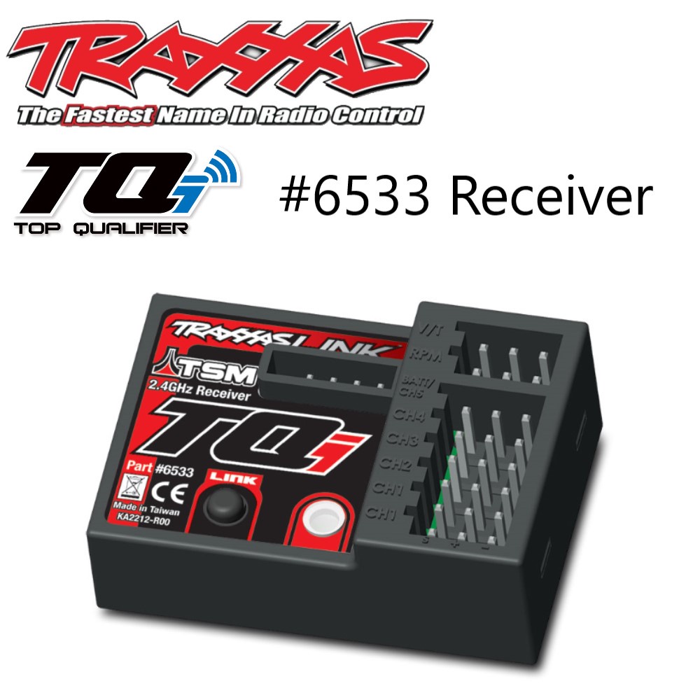 Traxxas 6533 TQi 2.4Ghz 5CH Micro Receiver with Telemetry & TSM ...