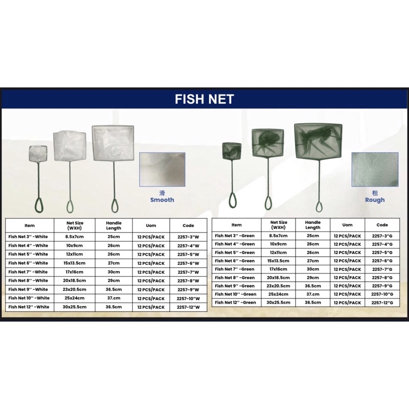 Fish Net For Aquarium Sauk Ikan | Shopee Malaysia