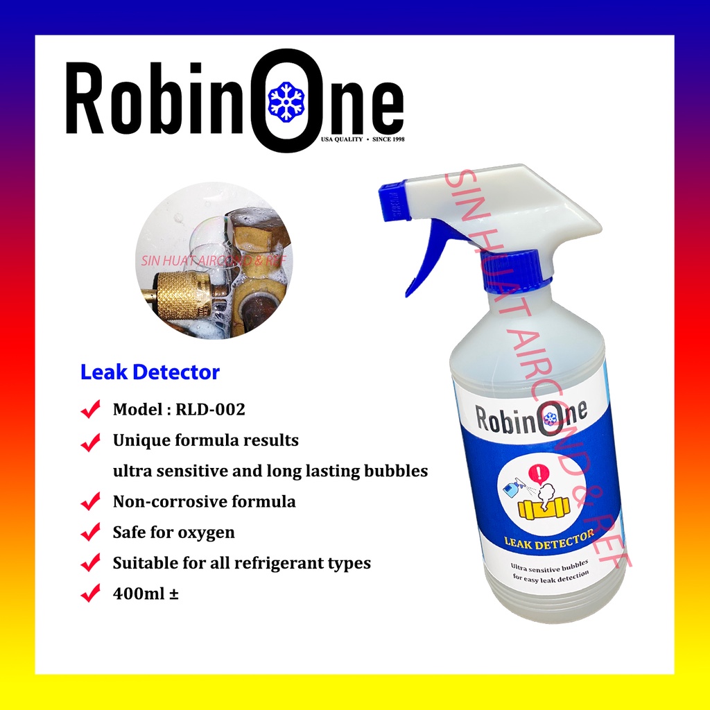RobinOne Leak Detector Liquid Type Leak Detection Cari Bocor Check Leak ...