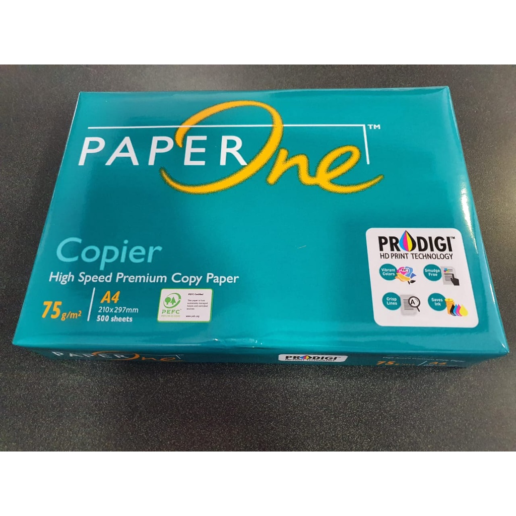 Paper One A4 Copier Paper - 75gsm (500 Sheets) - Paper One - Engineered ...