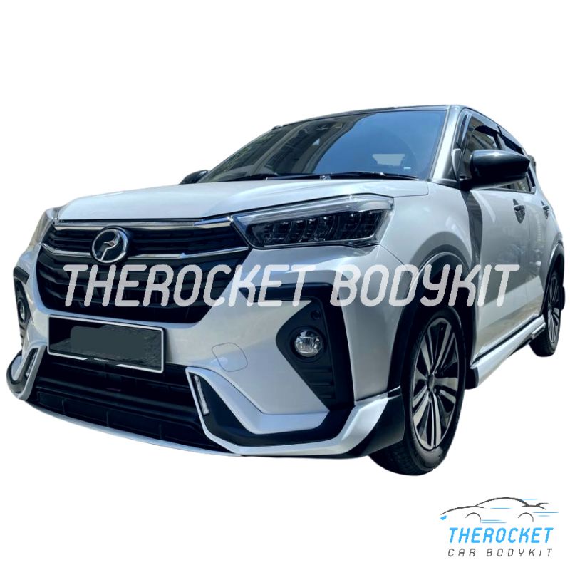 Perodua Ativa Gear Up V2 Full Skirt Bodykit With Spoiler Material PU ...