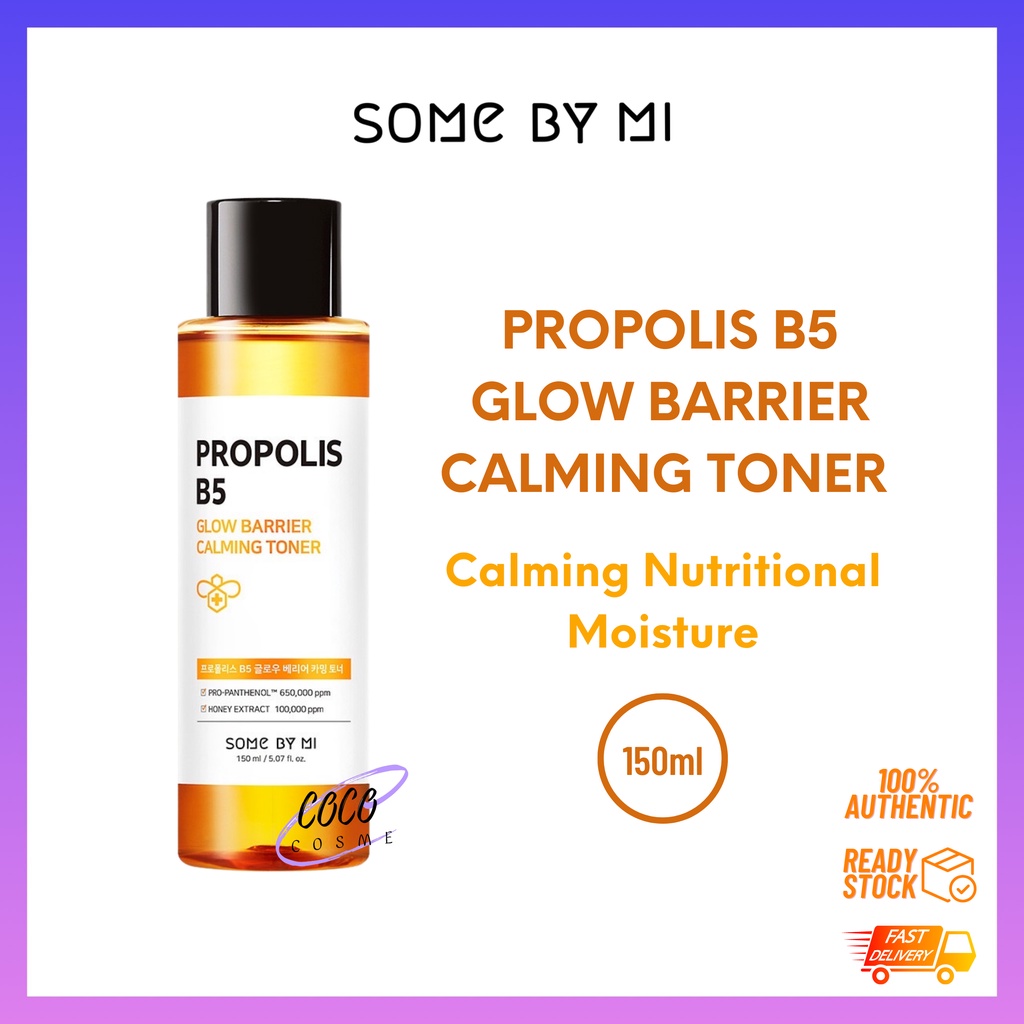 SOME BY MI Propolis B5 Glow Barrier Calming Toner 150ml | Serum 50ml | Cream 60g | Mask 100g ...