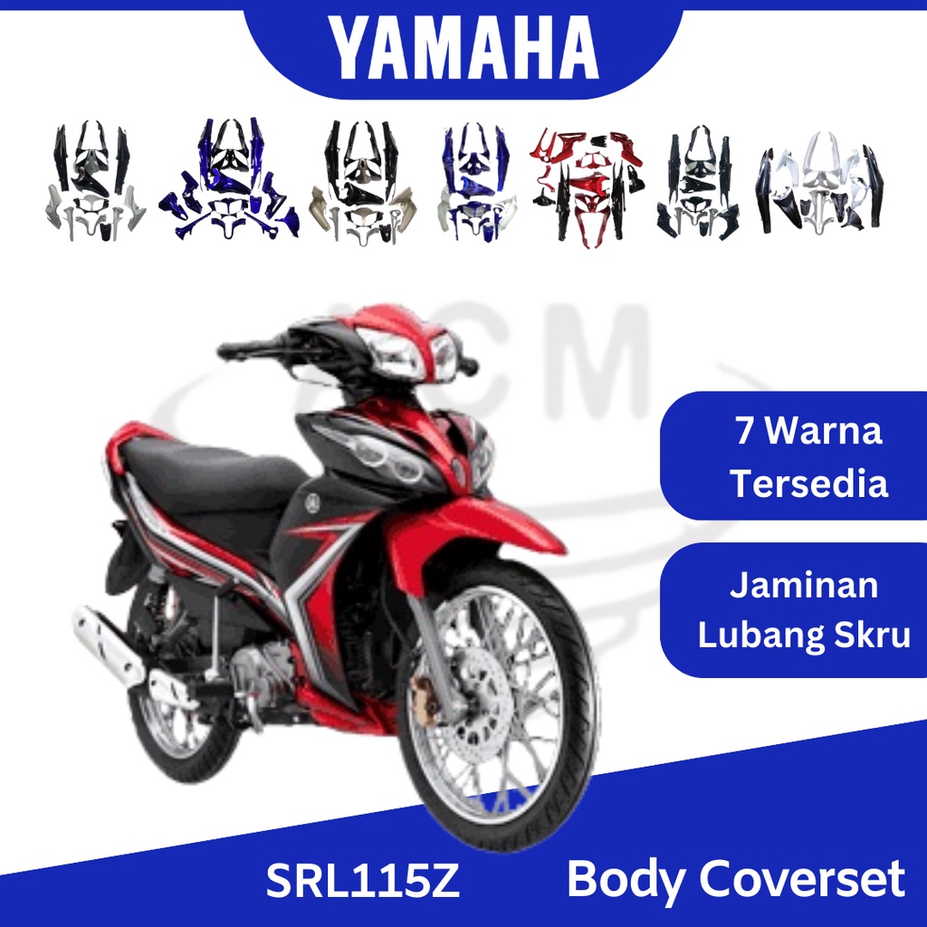 YAMAHA SRL115 Lagenda Carburetor Body Cover Set Coverset Kosong Bodyset ...