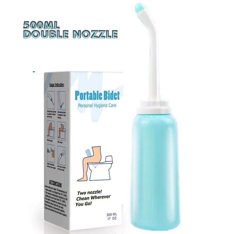 500ML Portable Sprayer Personal Cleaner Pregnant Woman Buttock Cleaning ...