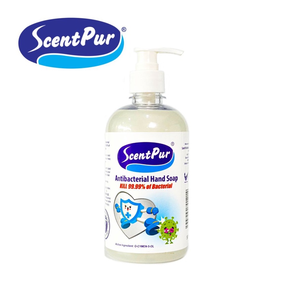 ScentPur Antibacterial Hand Soap (500ml) | Shopee Malaysia
