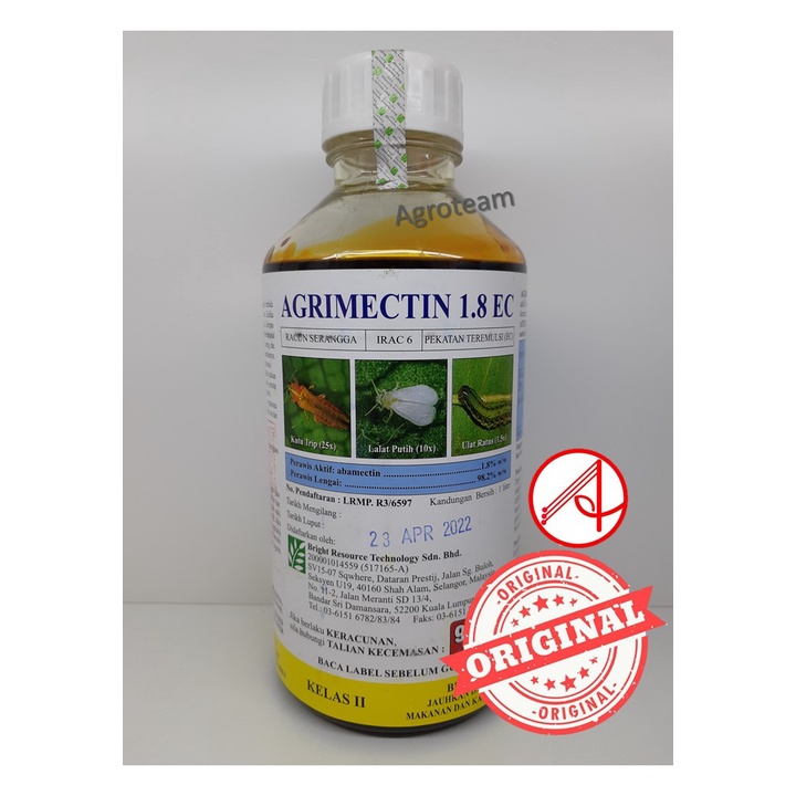 BRIGHT RESOURCE AGRIMECTIN(RACUN SERANGGA ULAT RATUS/THRIPS/LALAT PUTIH ...