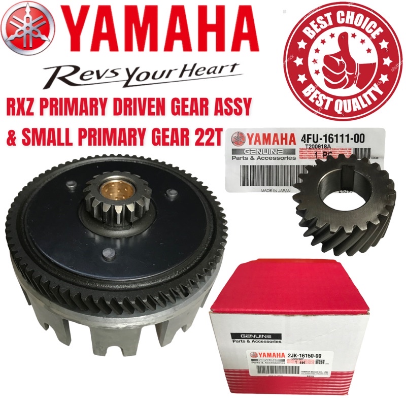 YAMAHA RXZ PRIMARY DRIVEN GEAR ASSY CLUTCH FULL COMP CLUTCH GEAR ...