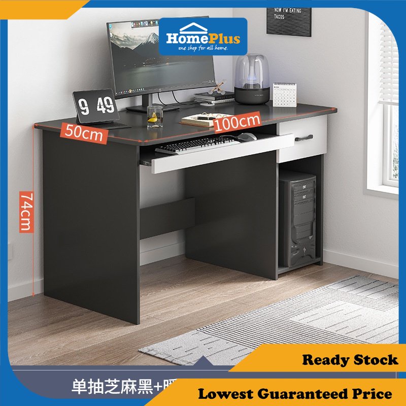Computer Table with Drawer and Shelf | Shopee Malaysia