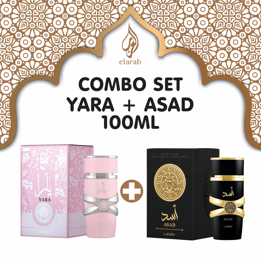 COMBO SET YARA + ASAD PERFUME 100ML | Shopee Malaysia