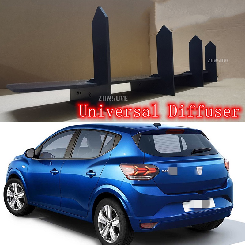 For Dacia Sandero 2021 2022 Year Diffuser Rear Bumper Lip Protector ...