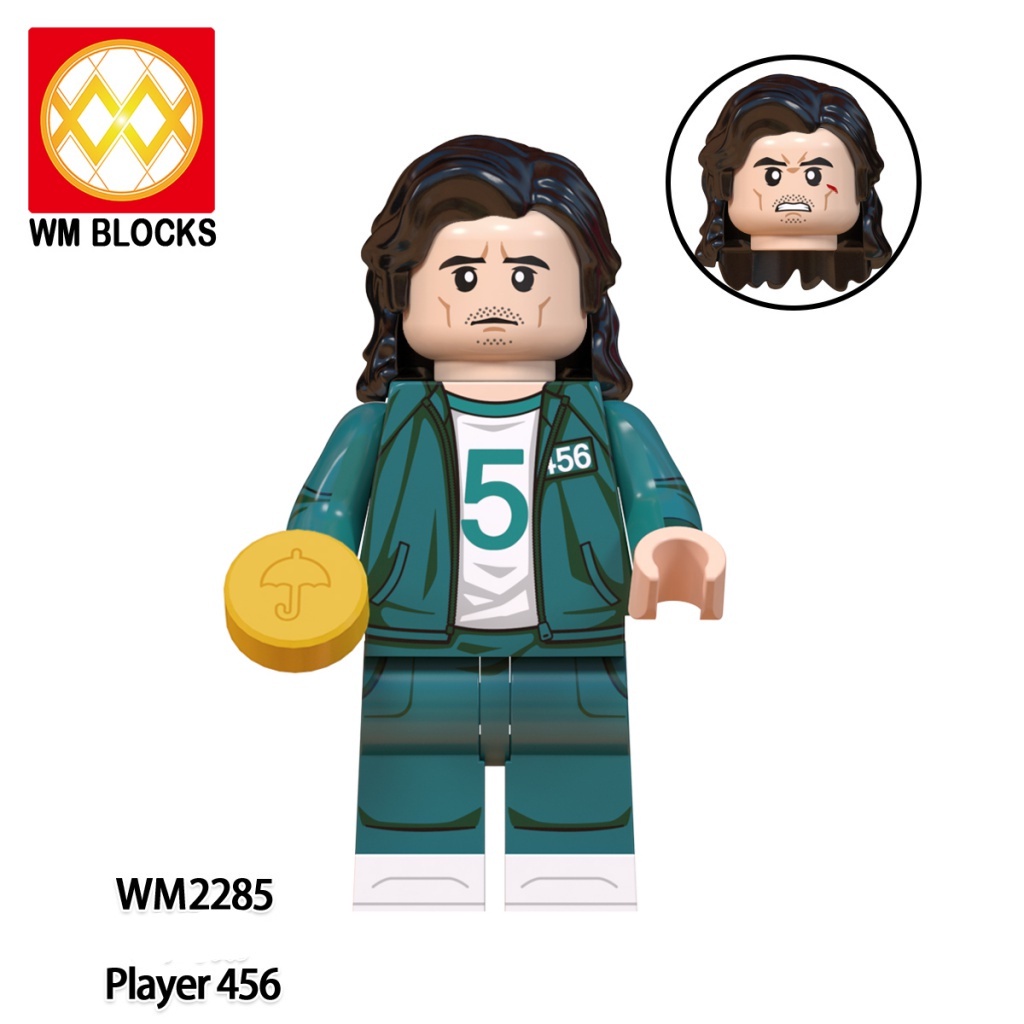 Squid Game Building Blocks Puppet Game Manager Minifigures Educational ...