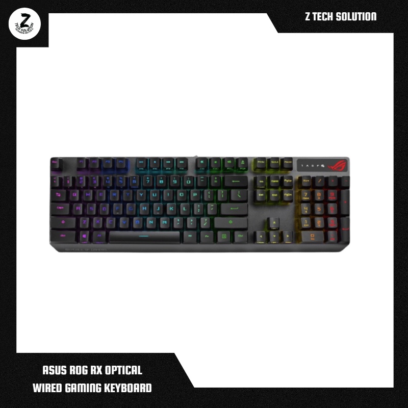 Asus ROG Strix Scope RX Optical Gaming Keyboard | ROG RX Red | Shopee ...