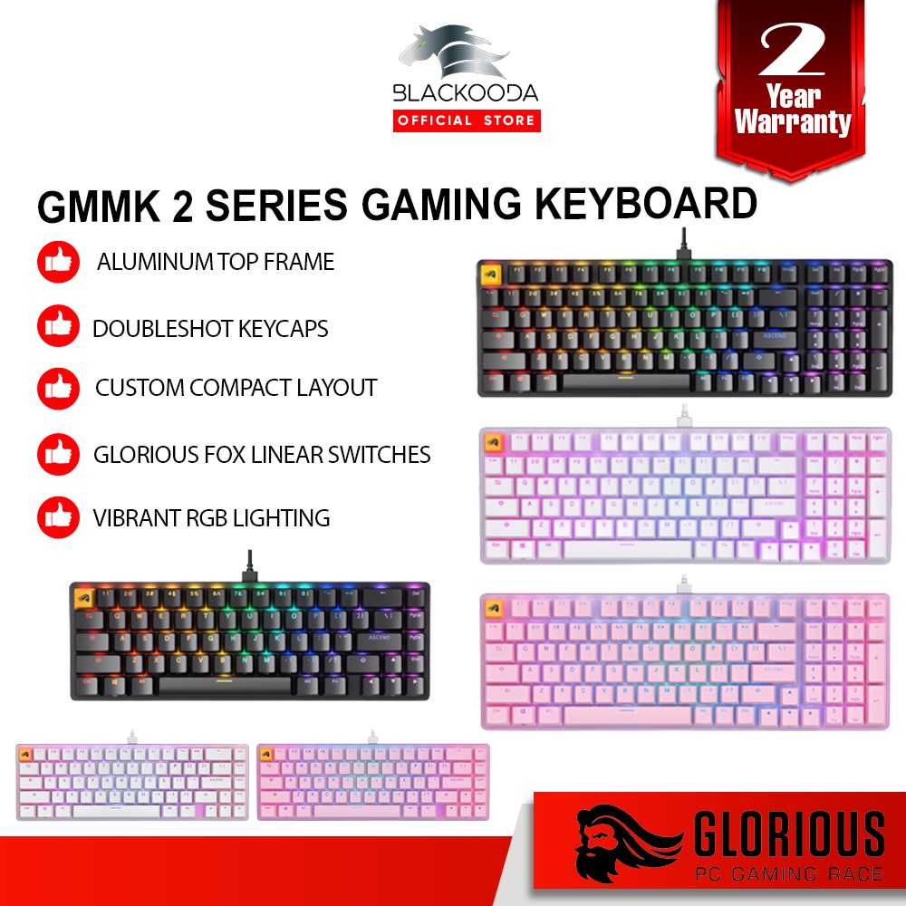 Glorious Gmmk 2 Rgb Series 5 Pin Hotswap Support Pre Built Full Size