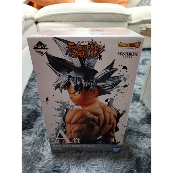 (Gold Sticker)Ichiban Kuji extreme saiyan prize A Goku Ultra instinct ...