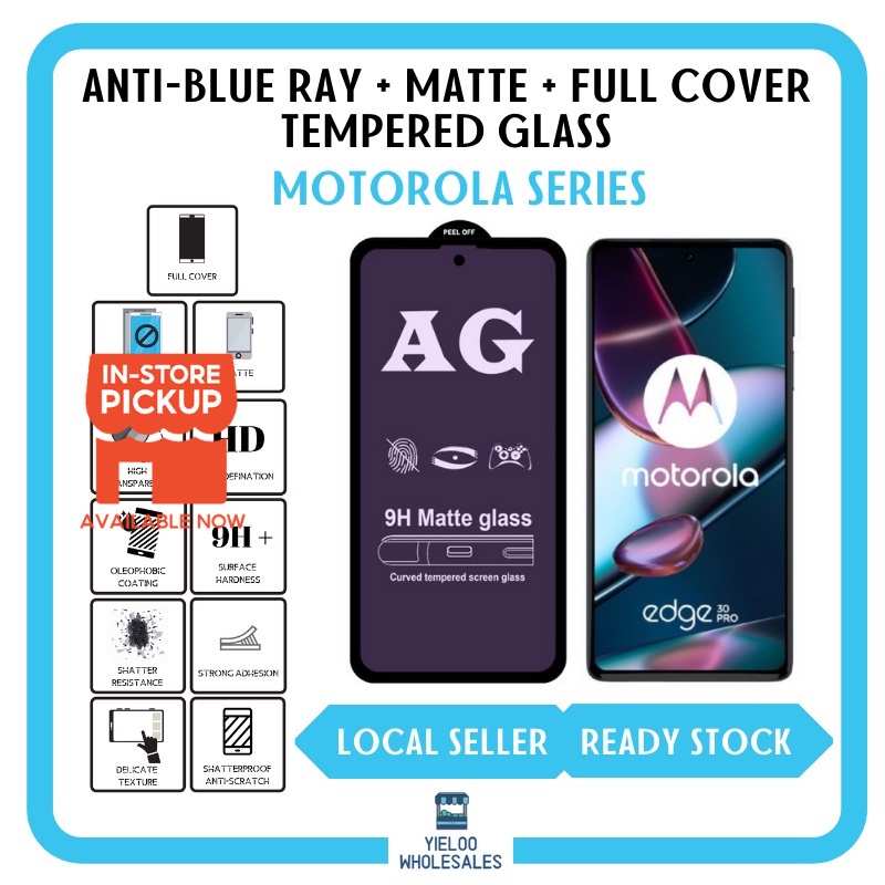 (BELI 2 PERCUMA 1) MOTOROLA Tempered Glass Screen Protector Antiblue ...
