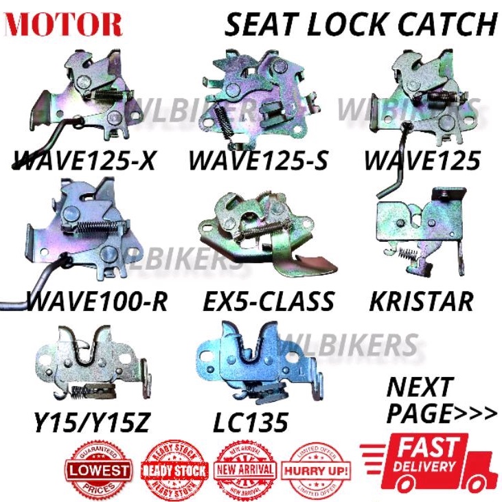 LC135 LC Y15 Y125 KARISMA KRISTAR WAVE WAVE100R EX5-CLASS WAVE125 WAVE125S WAVE125X ULTIMO SEAT ...