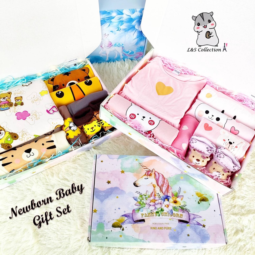 Newborn baby Premium Gift Set Baby Shower Gift Package Fullmoon Luxury ...