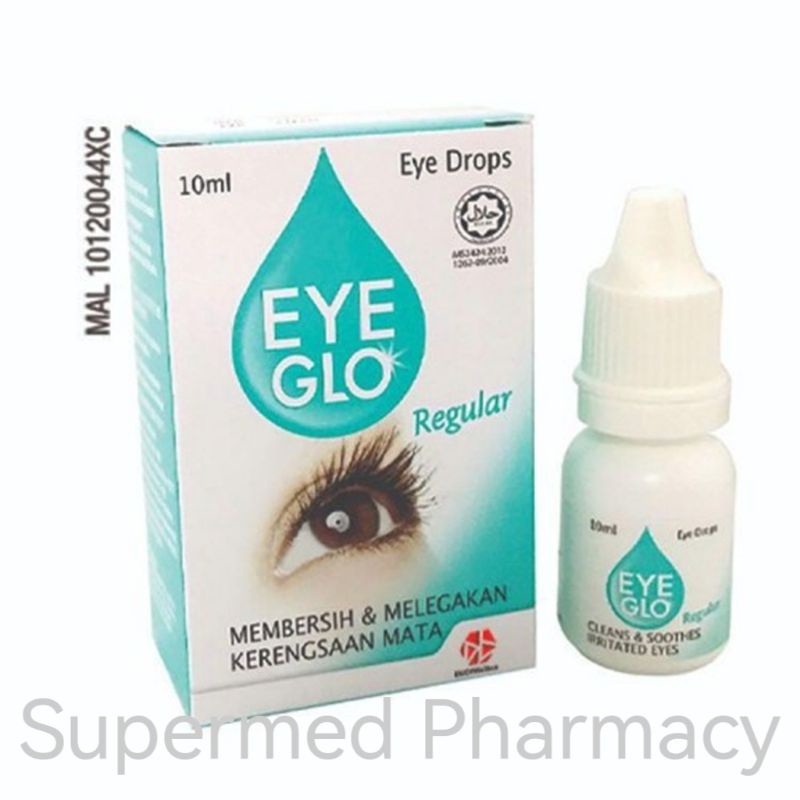 Eye Glo Regular/Green Eye Drops 10ml (Membersih dan Melegakan ...