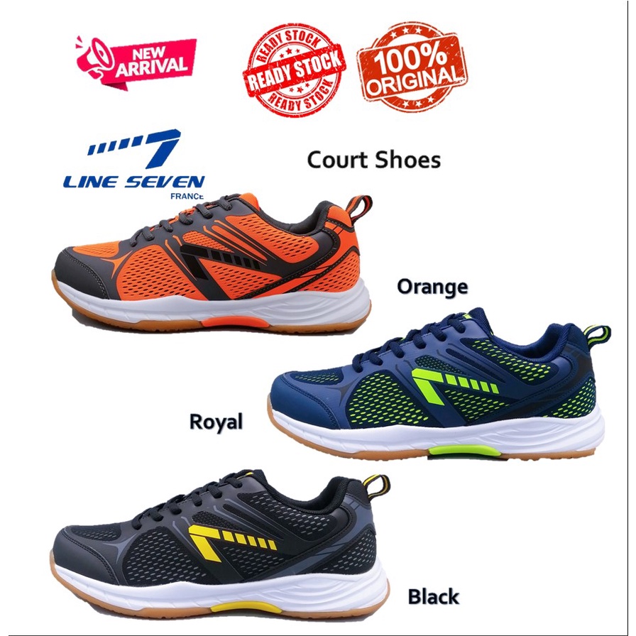 Line7 Court/Badminton/Sports/Training Shoes CS-2160 | Shopee Malaysia
