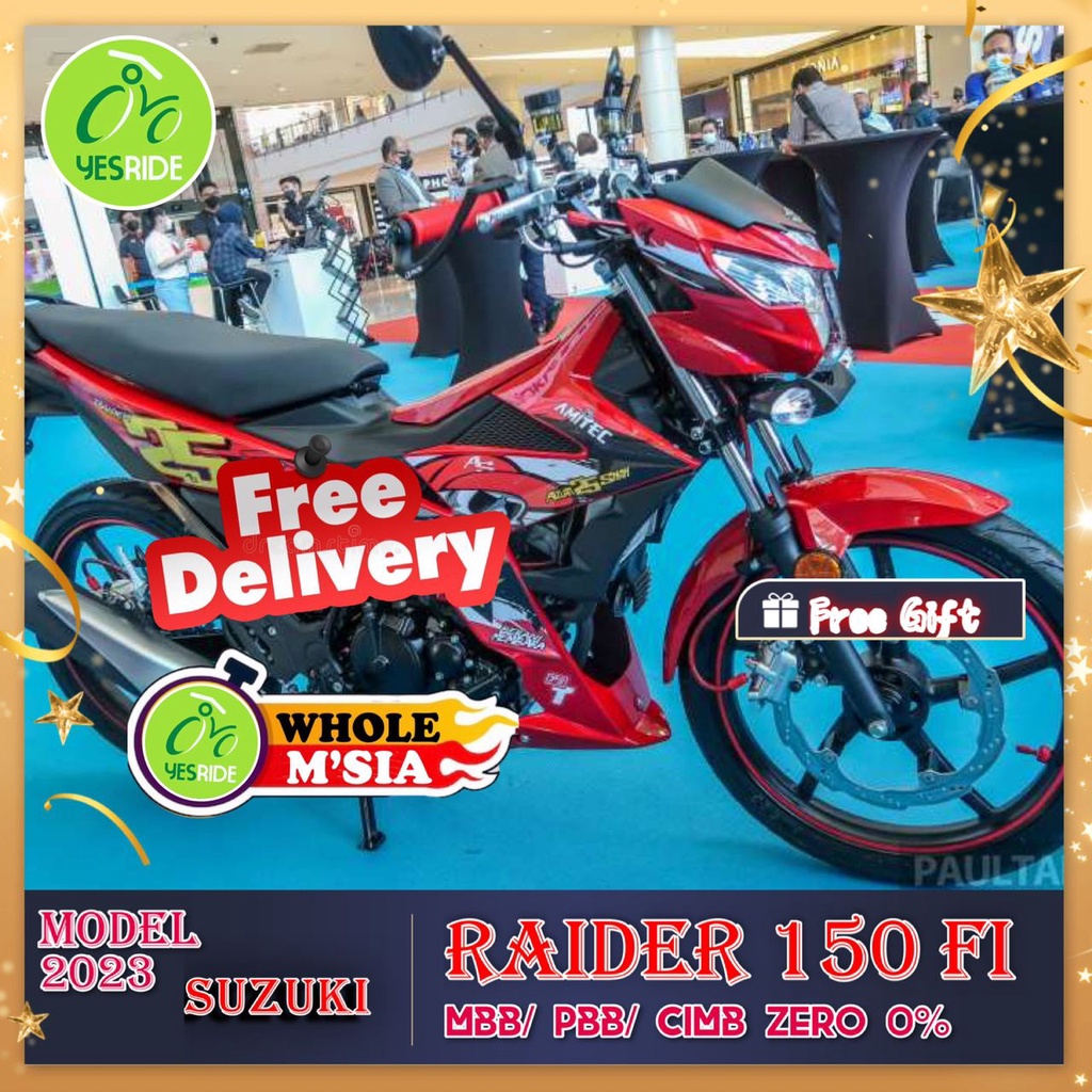 SUZUKI Raider 150 Fi New 2023 | Shopee Malaysia