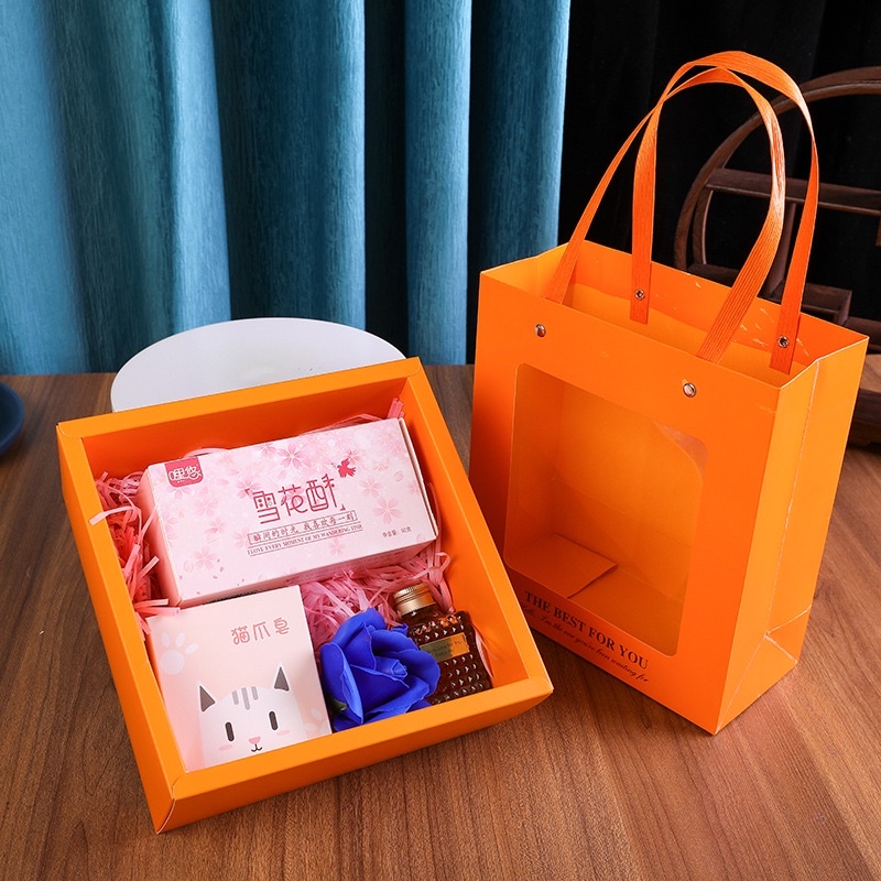 PRETTYLITTLE GIFTBOX WITH PAPERBAG KOTAK BEG HADIAH TRANSPARENT ...