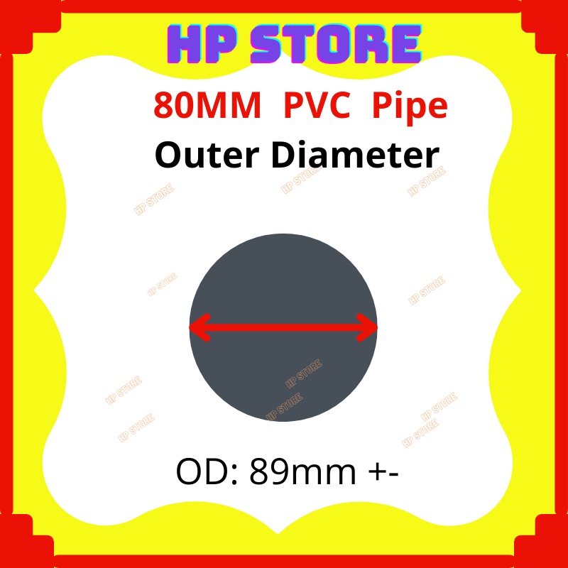 Grey PVC Pipe Grey Size:3" = 80MM / 4" = 100MM PVC Paip Air Kelabu | Shopee Malaysia