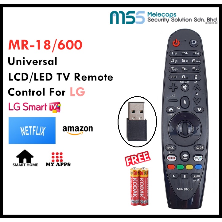 LG Smart TV Magic Remote Control With Scroll Function (MR-18/600 ...