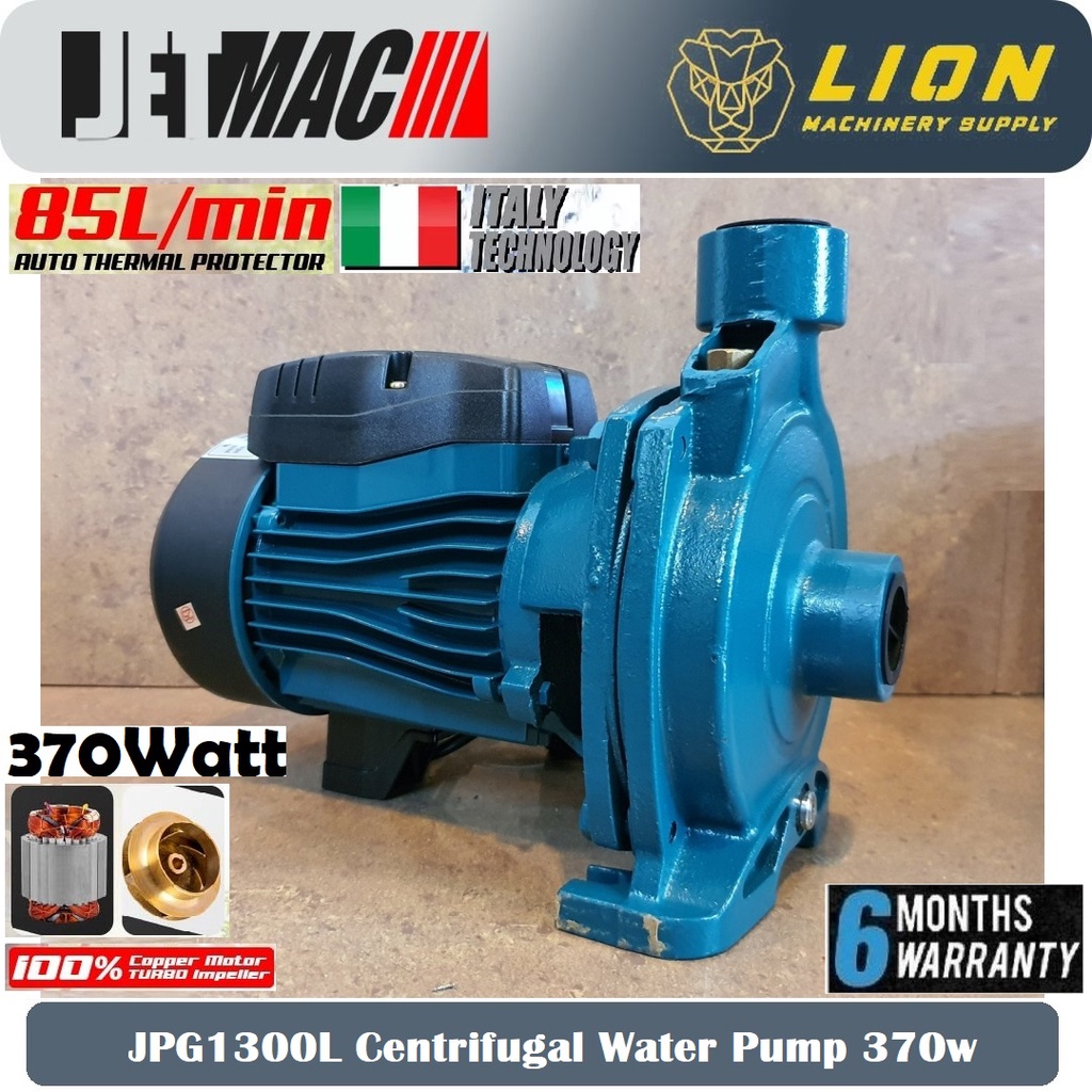 JETMAC 370W Centrifugal Water Pump JPG1300L - Heavy Duty & 100% Cooper ...