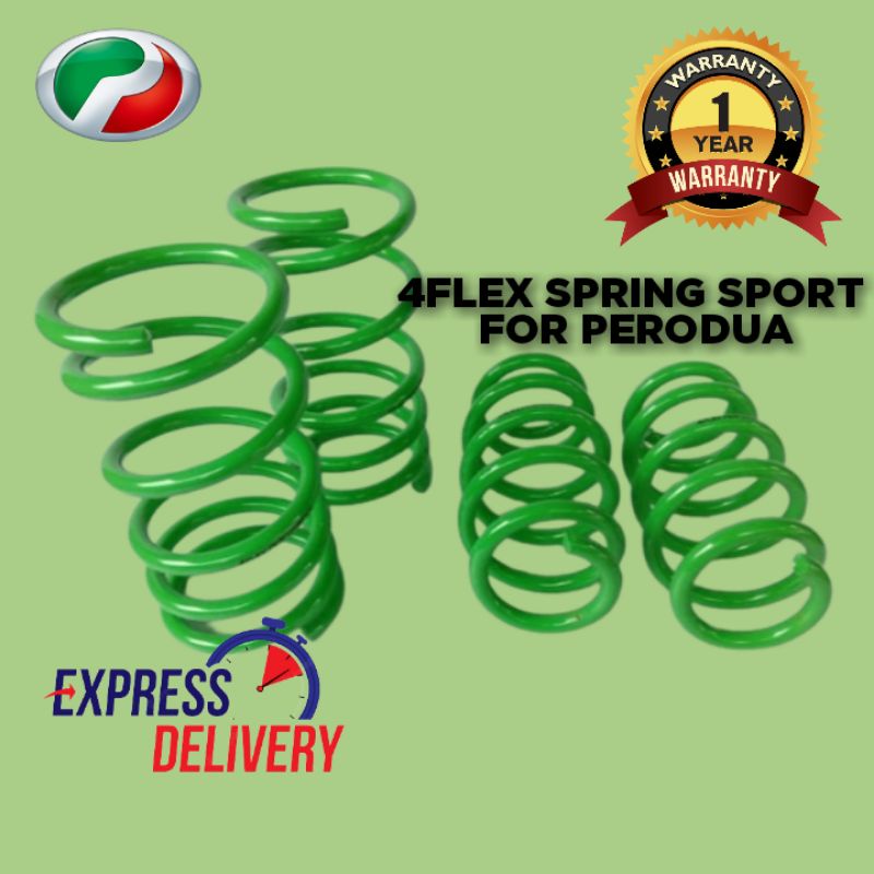 4Flex Spring Sport Perodua Myvi Alza Axia Bezza Kancil Kelisa Kenari ...