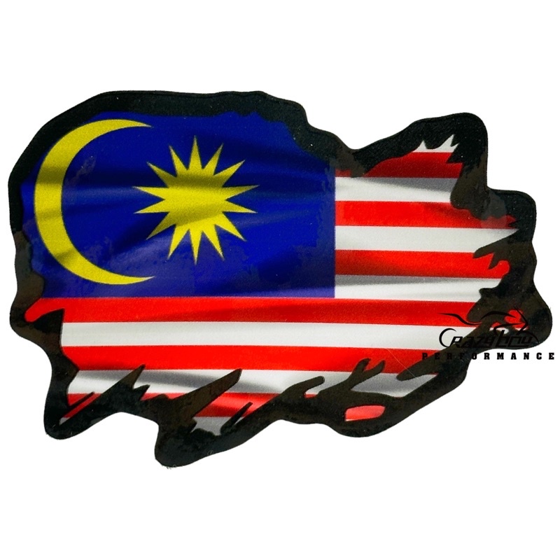 STICKER MOTOR FLAG BENDERA NEGERI VIETNAM MALAYSIA SELANGOR PERAK ...