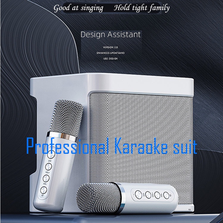 Professional Karaoke suit Wireless Bluetooth Microphone For sings dance ...
