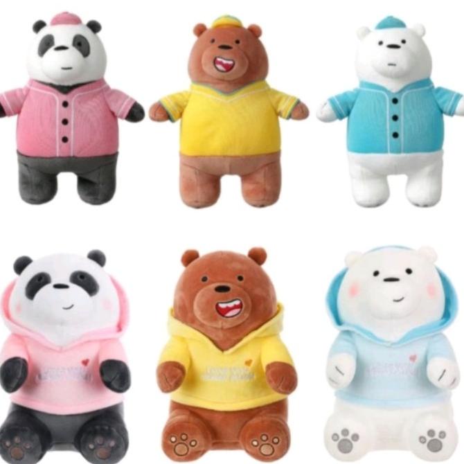 Miniso Cute We Bare Bears Doll | Shopee Malaysia