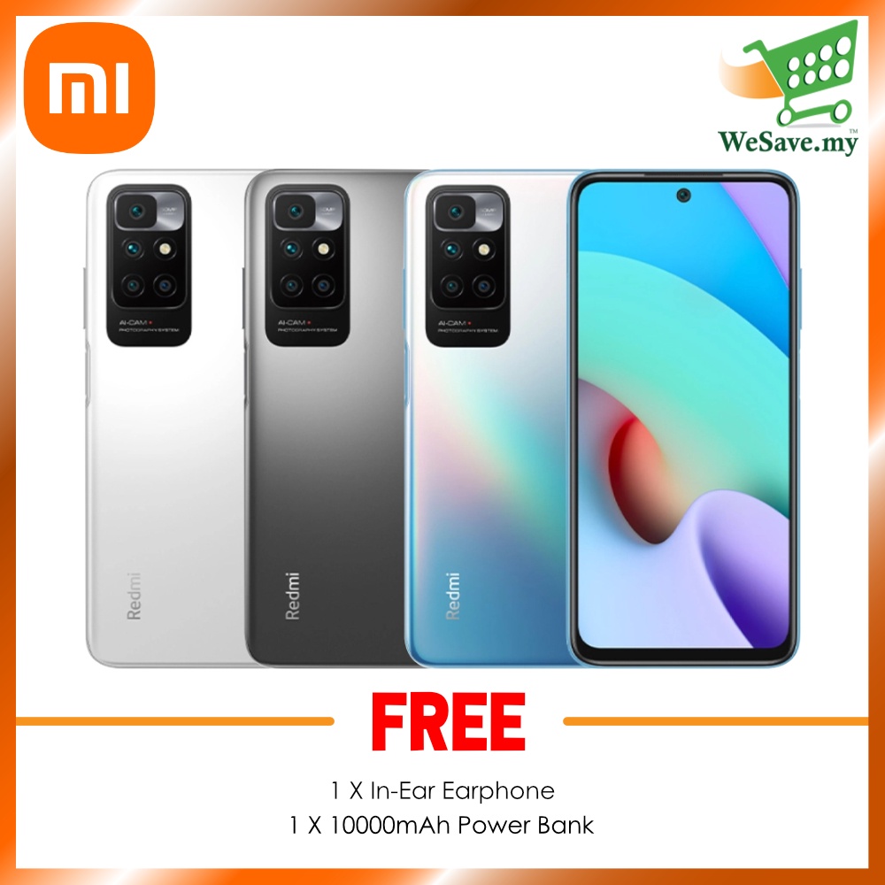 Xiaomi Redmi 10 2022 Smartphone 4GB RAM 128GB (Original) 1 Year ...
