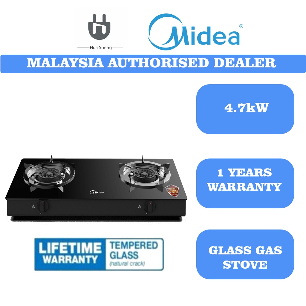 Meck Glass Top Gas Stove MGS-G888IB/MGS-G889/MGS-T211G | Shopee Malaysia