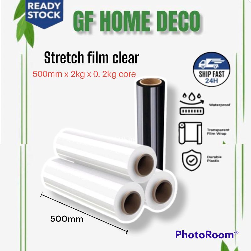 2.2kg Stretch Film Stretch Wrap for Parcel ( Transparent Clear ...
