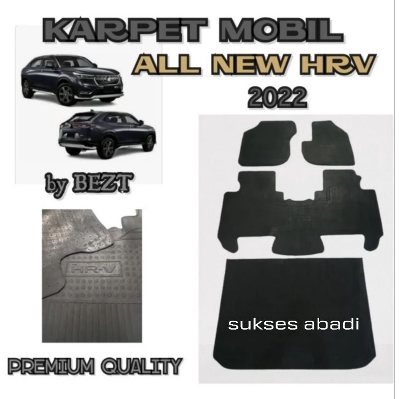 Honda hrv/all new hrv 2022 car mat carpet FULL SET (NO STOCK) | Shopee ...