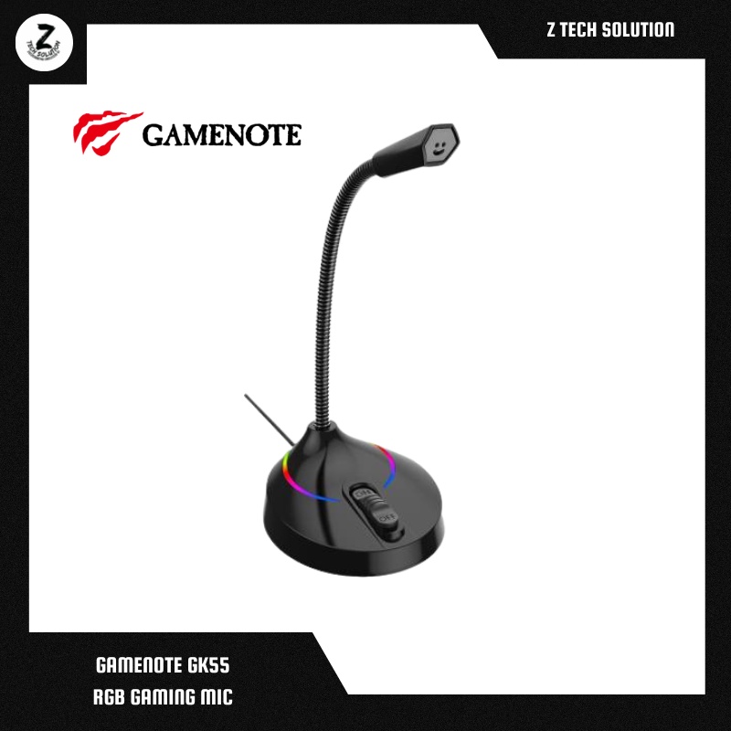 GAMENOTE GK55 USB RGB Gaming Microphone | Shopee Malaysia