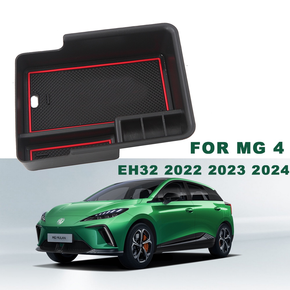 Car Central Armrest Storage Box for MG 4 MG4 EV EH32 MuLan 2022 2023 2024 Center Console ...