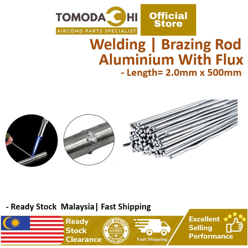 TOMODACHI Aluminium Welding Rod Wire Flux Mixed Aluminium Brazing Rod ...