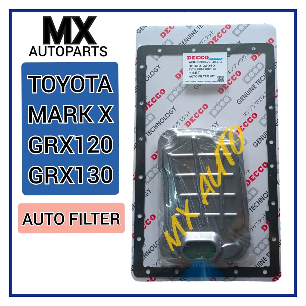 AUTO FILTER TOYOTA MARK X GRX120 GRX130 GEAR BOX FILTER ( FILTER ...